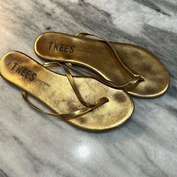 TKEES | Shoes | Gold Glitters Tkees | Poshmark
